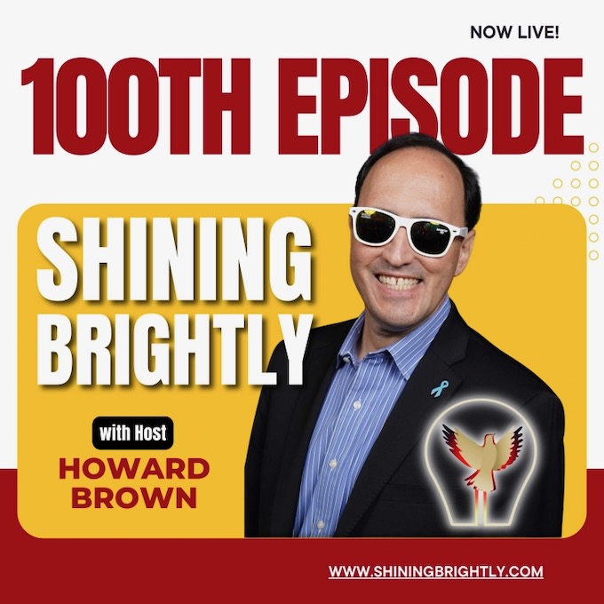 Howard Brown's Shining Brightly podcast hits 200,000 downloads